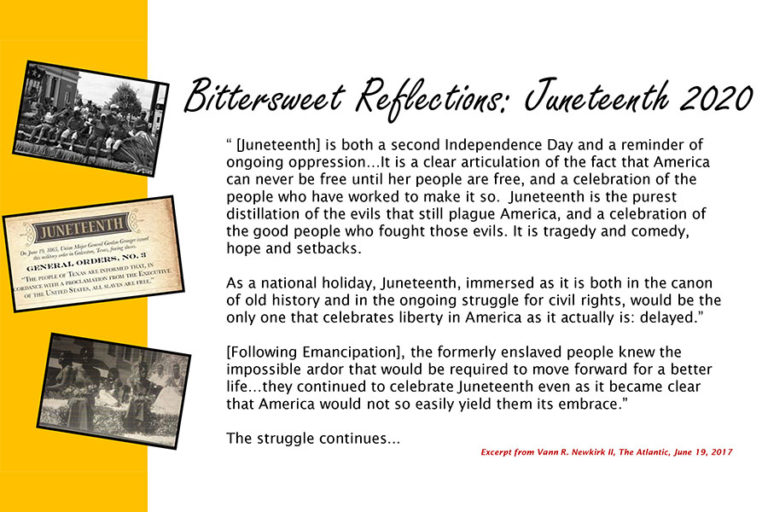 Juneteenth 2020 Virtual Exhibit - Brenham Heritage Museum